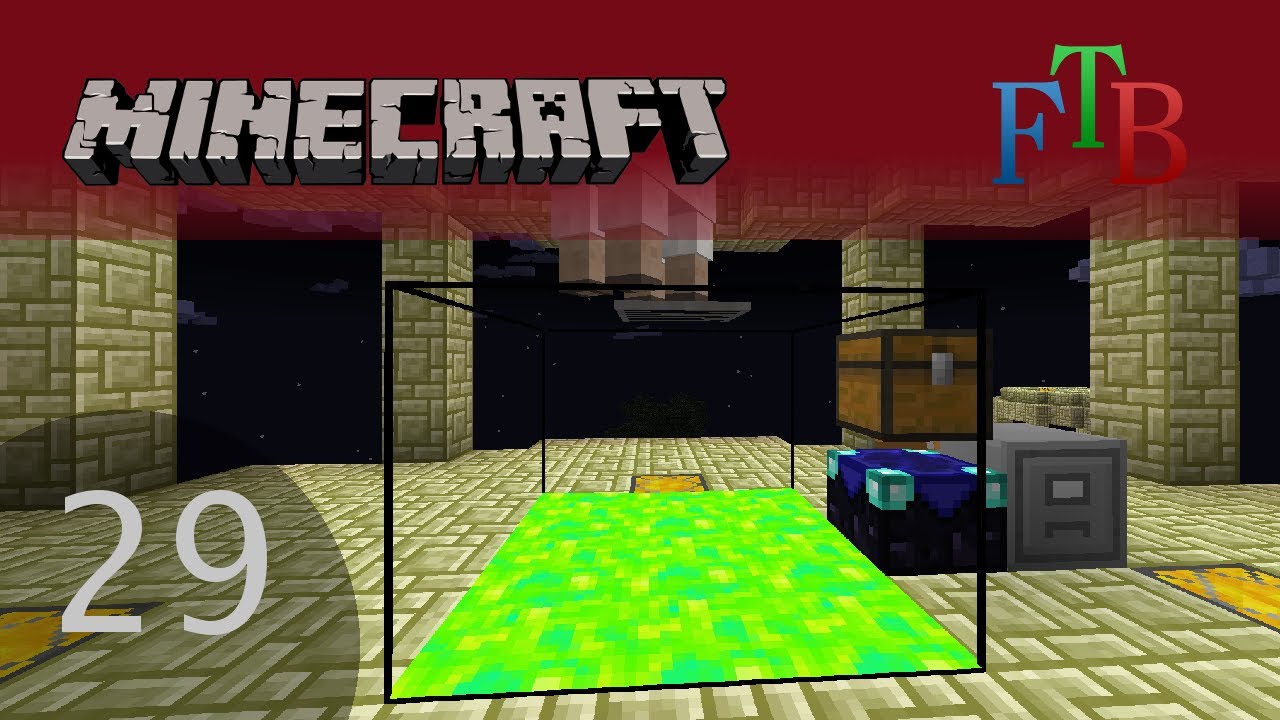 Minecraft FTB - S1E29 - Ender Quarry and Auto Enchanting - YouTube