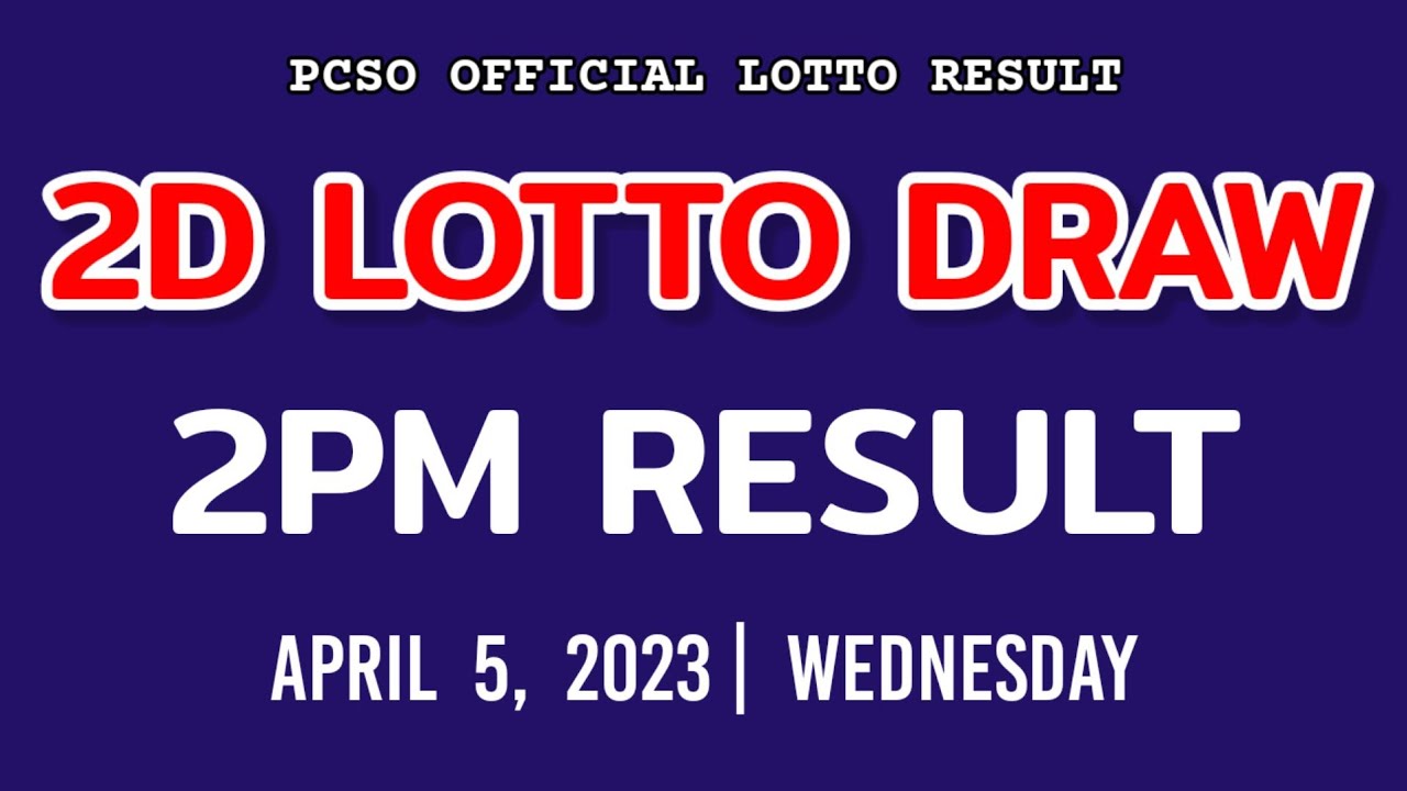 2D LOTTO RESULT 2PM DRAW April 5, 2023 PCSO EZ2 LOTTO RESULT TODAY 1ST ...