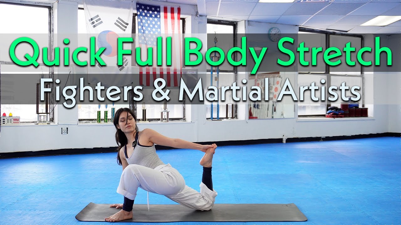 14 Min | After Training Stretches for Fighters & Martial Artists - YouTube