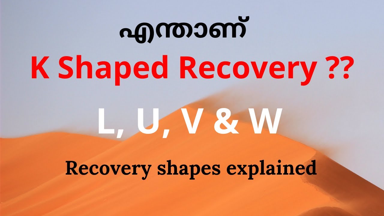 What is K Shaped Recovery. L, U, V, W recovery shapes explained - YouTube