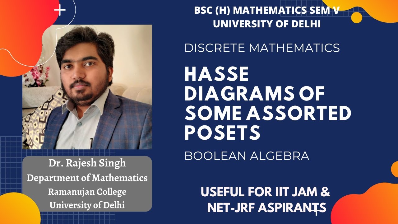 LECTURE 6 | HASSE DIAGRAMS OF SOME ASSORTED POSETS | PARTIALLY ORDERED ...