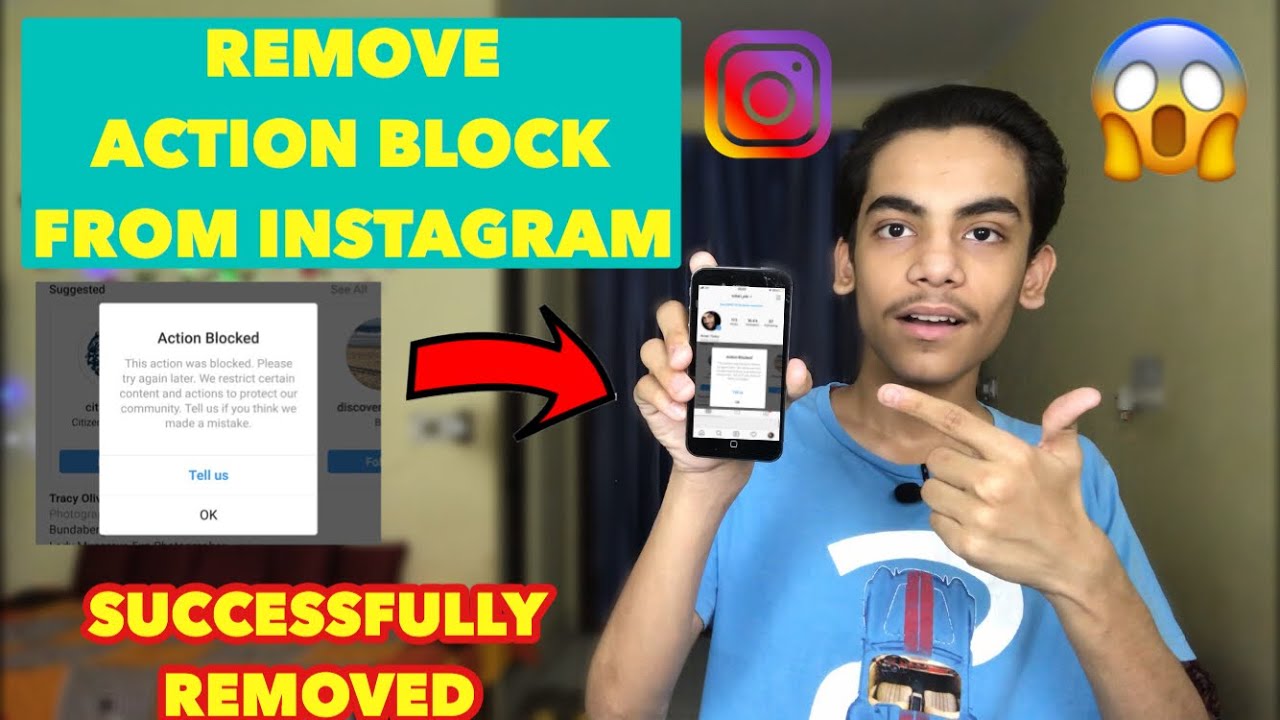 How To Remove Action Block on Instagram Easily 2020 | Remove Action ...