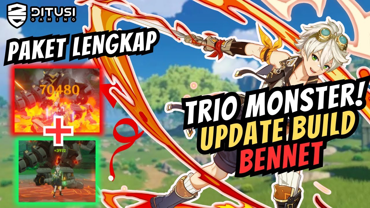JELMAAN ARCHON PYRO!! BUILD BENNET 2023 PAKET LENGKAP!! - Genshin ...