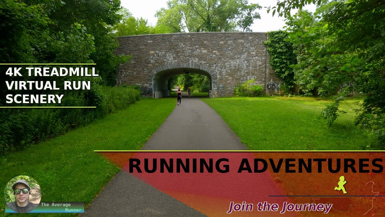 South County Trailway Virtual Run | Long Run Training | 4K Treadmill ...