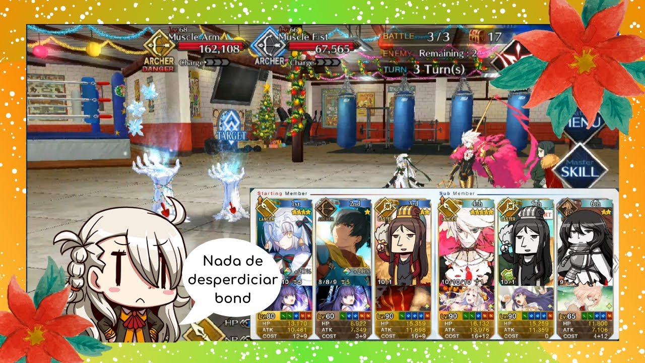 FGO NA Christmas 2020 | Muscle Paradise | Buster Team - YouTube