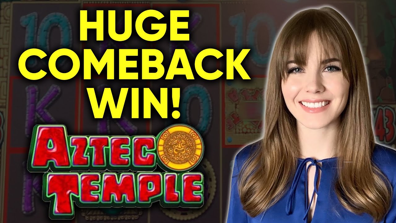 EPIC Comeback! HUGE BONUS WIN! Aztec Temple Slot Machine! - YouTube