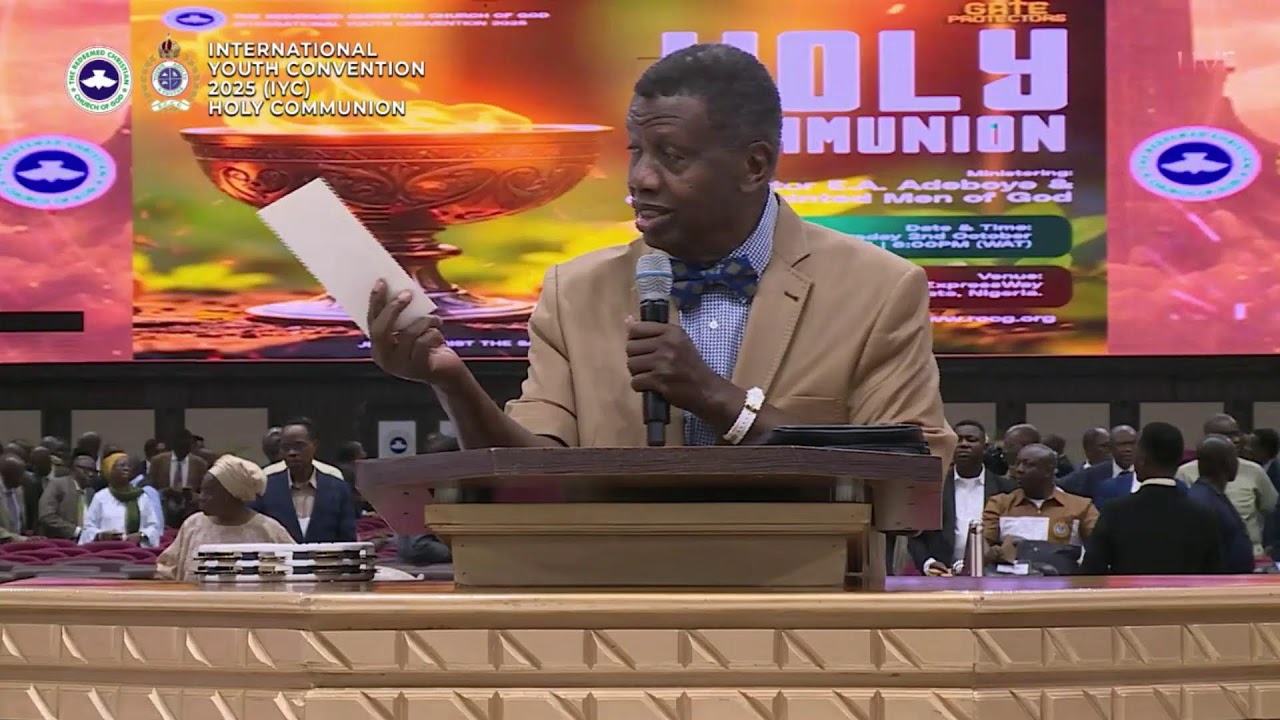 GATE PROTECTORS || OCTOBER 2025 RCCG HOLY COMMUNION SERVICE || PASTOR E ...