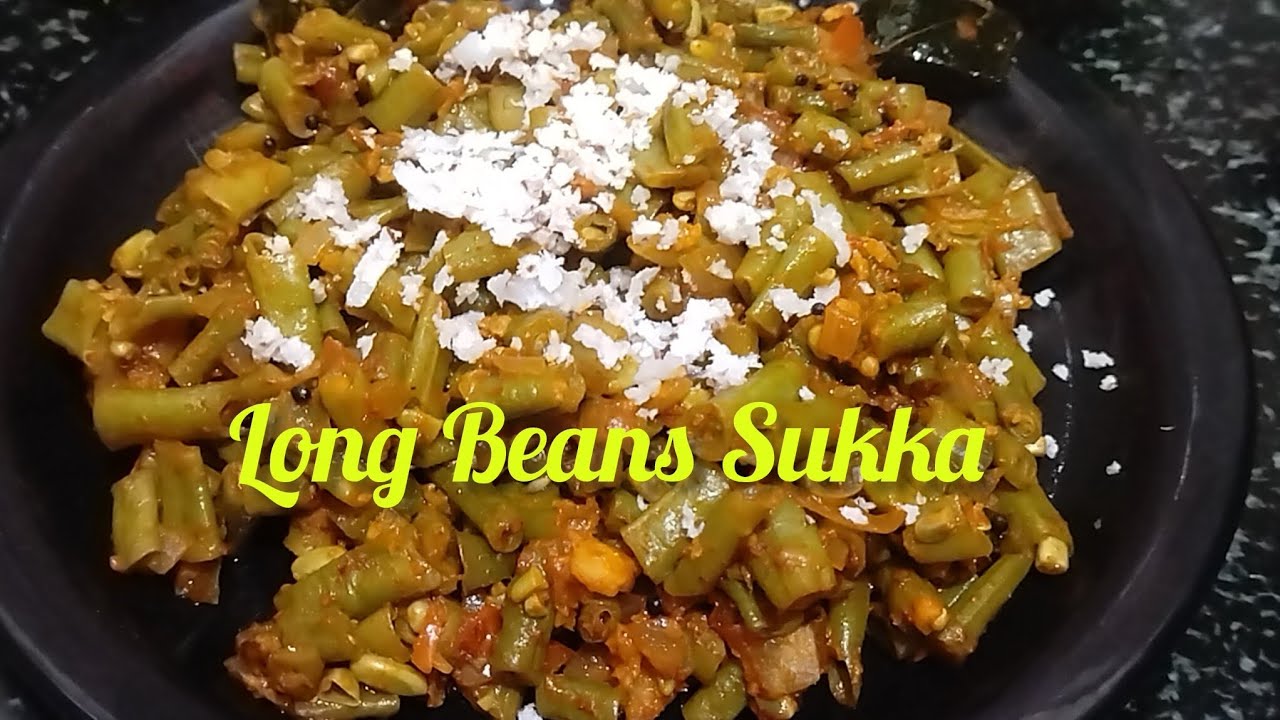 Maduve manegalalli maduva Alasande palya. Long beans sukka. - YouTube