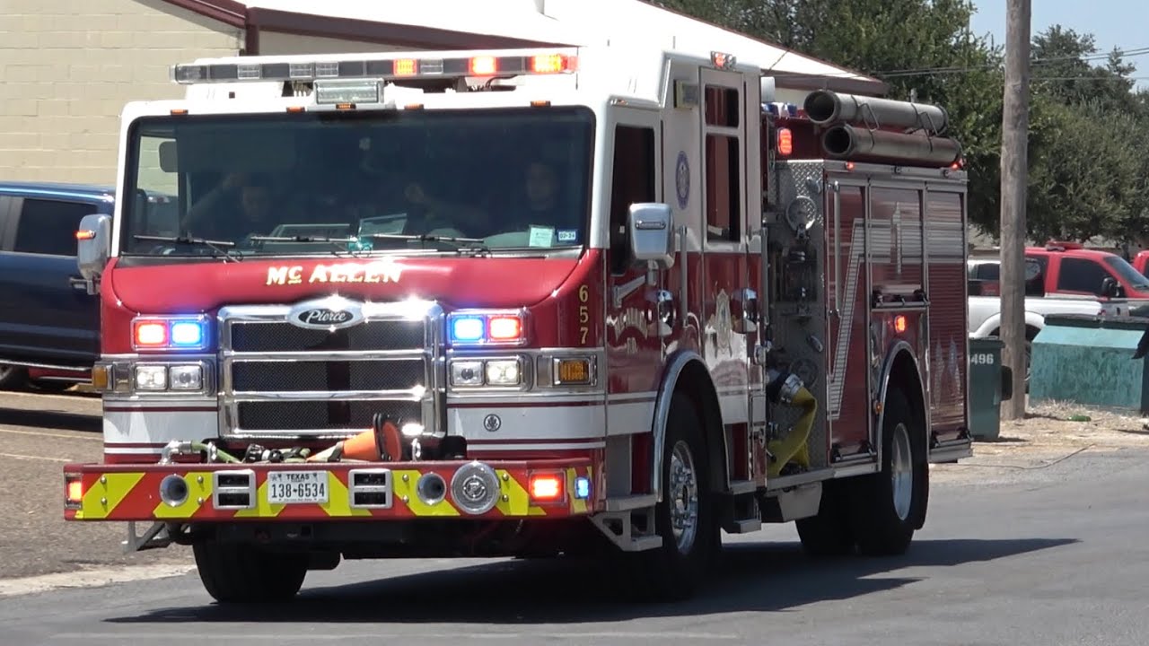[McAllen Fire Department] Engine 1 responding - YouTube