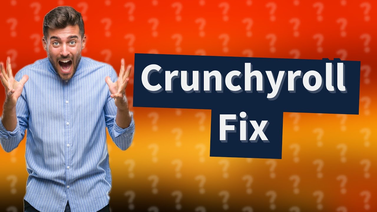 Why is Crunchyroll not working on my TV? - YouTube