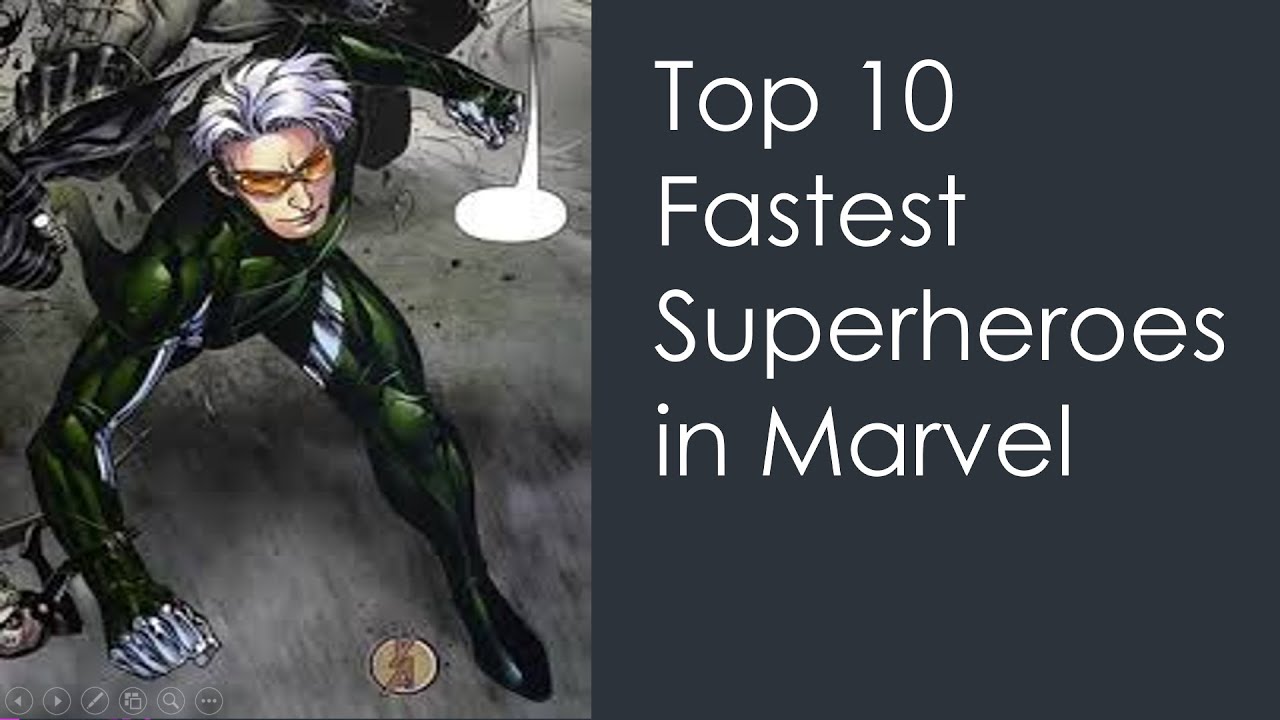 Top 10 Fastest Superheroes in Marvel - YouTube