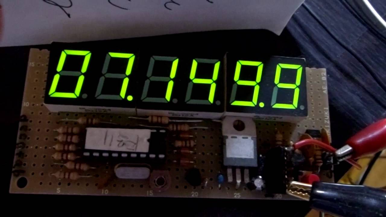 JH8SST 240X320 Color TFT version AD7C DDS VFO Output Freq - YouTube