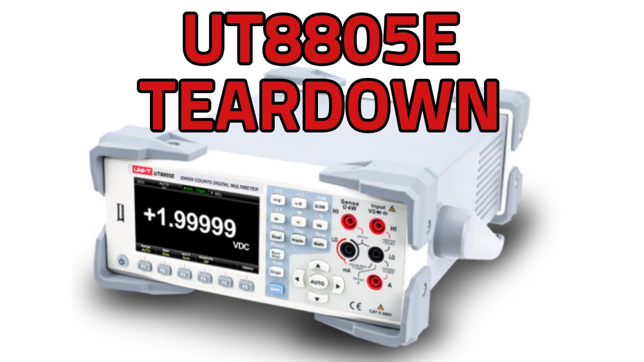 Excellent Build Quality Inside The UNI-T UT8805E Teardown | Voltlog ...