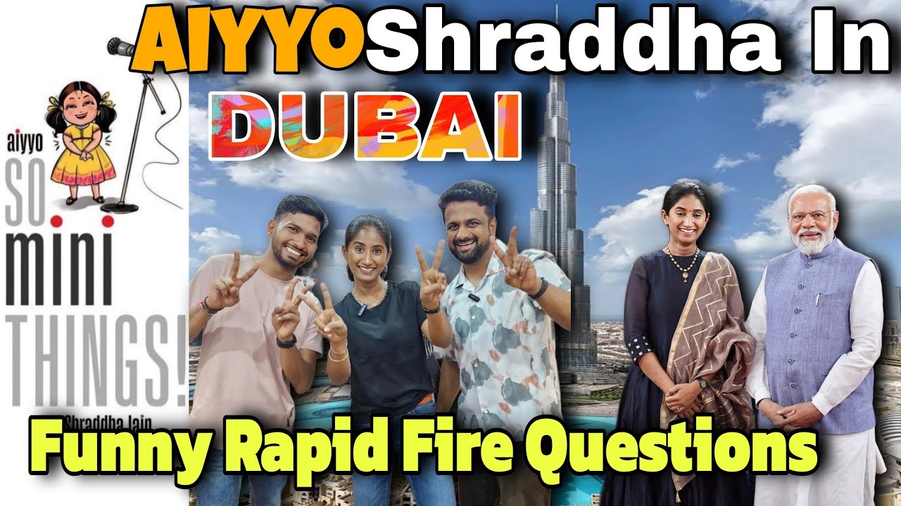 Aiyyo Shraddha's Exclusive Interview In Dubai | National Creator Award ...