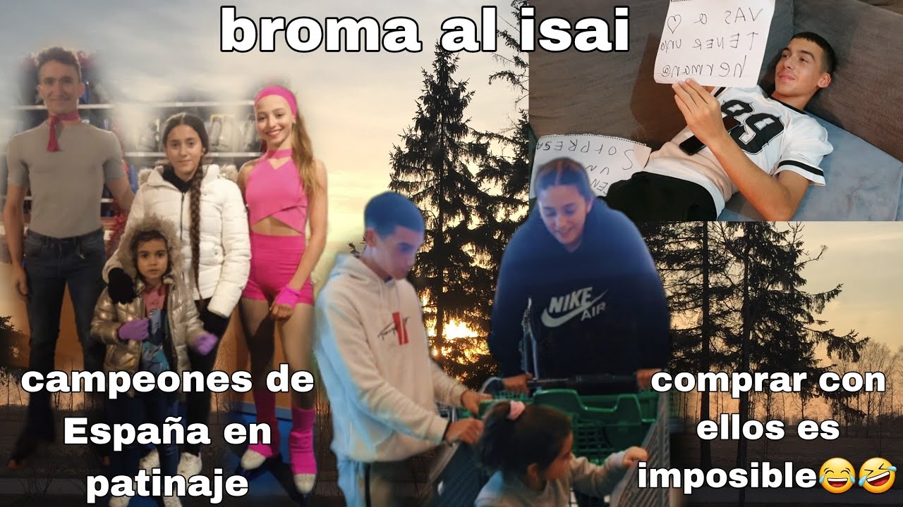 broma a mi hermano +conocemos alos campeones de españa en patinaje ...