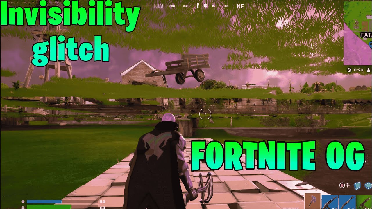 Fortnite invisible glitch #part 2 || Fortnite OG invisible glitch ...