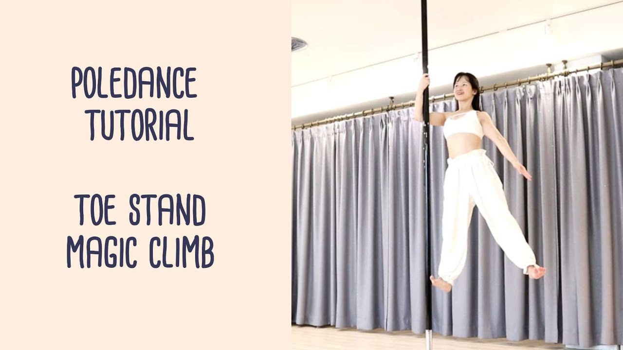 발가락으로 매달릴 수 있어? / poledance tutorial/폴댄스 강의 / poledance magic / toe ...