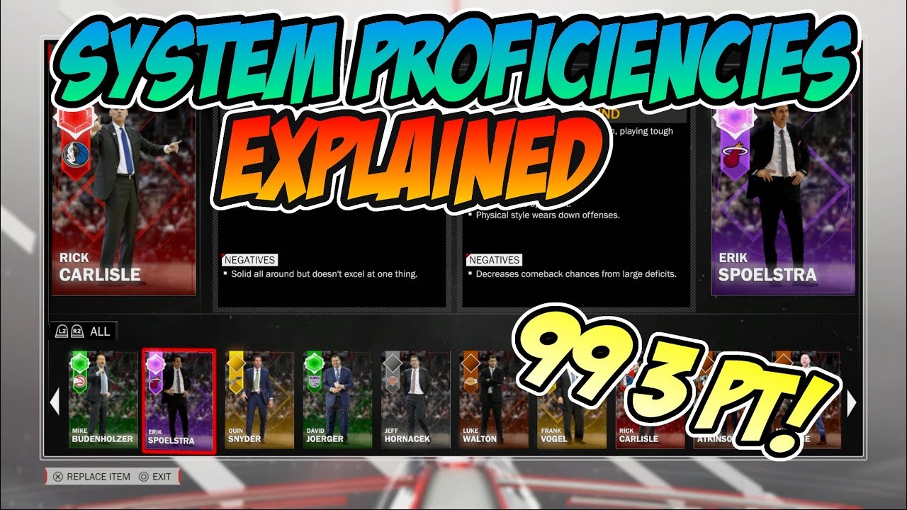 SYSTEM PROFICIENCIES EXPLAINED!! THEY BOOST ATTRIBUTES!! NBA 2k18 ...