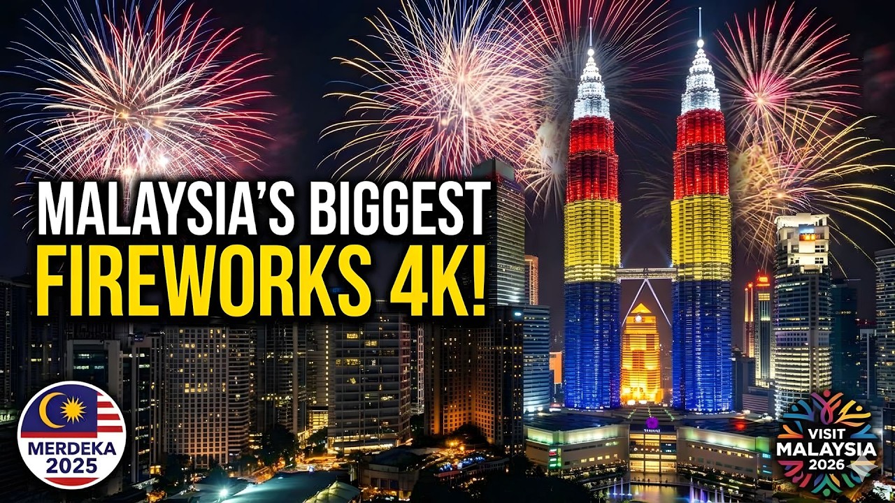 🎆The BIGGEST Fireworks in Malaysia! 🇲🇾 Merdeka Parade 2025 | Visit ...