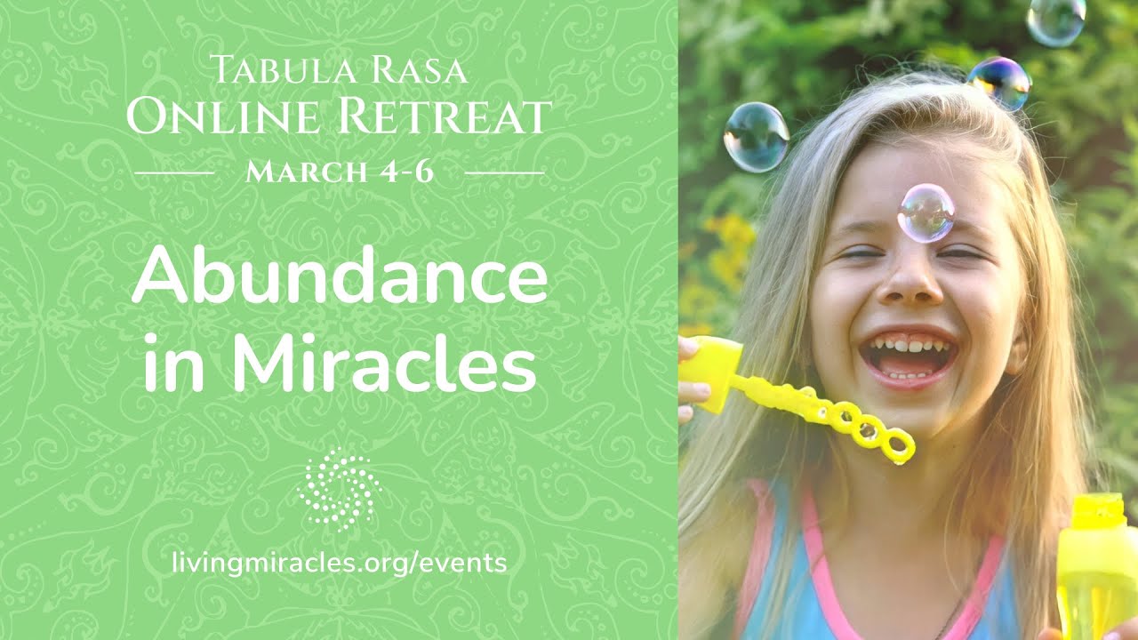 Give The Day To God ๐ A Course In Miracles Online Retreat Abundance