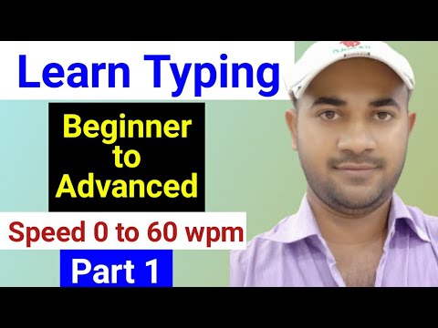 How to do typing on keyboard | Learn typing on keyboard - YouTube