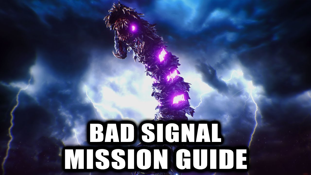 MWZ Bad Signal Mission Guide! (Dark Aether Worm Boss) - YouTube