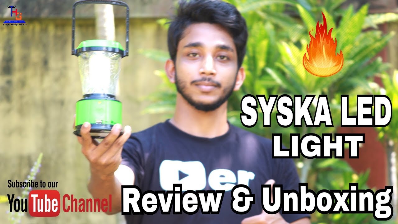 SYSKA LED Light Test , Review And Unboxing # Discuss Full Specification ...