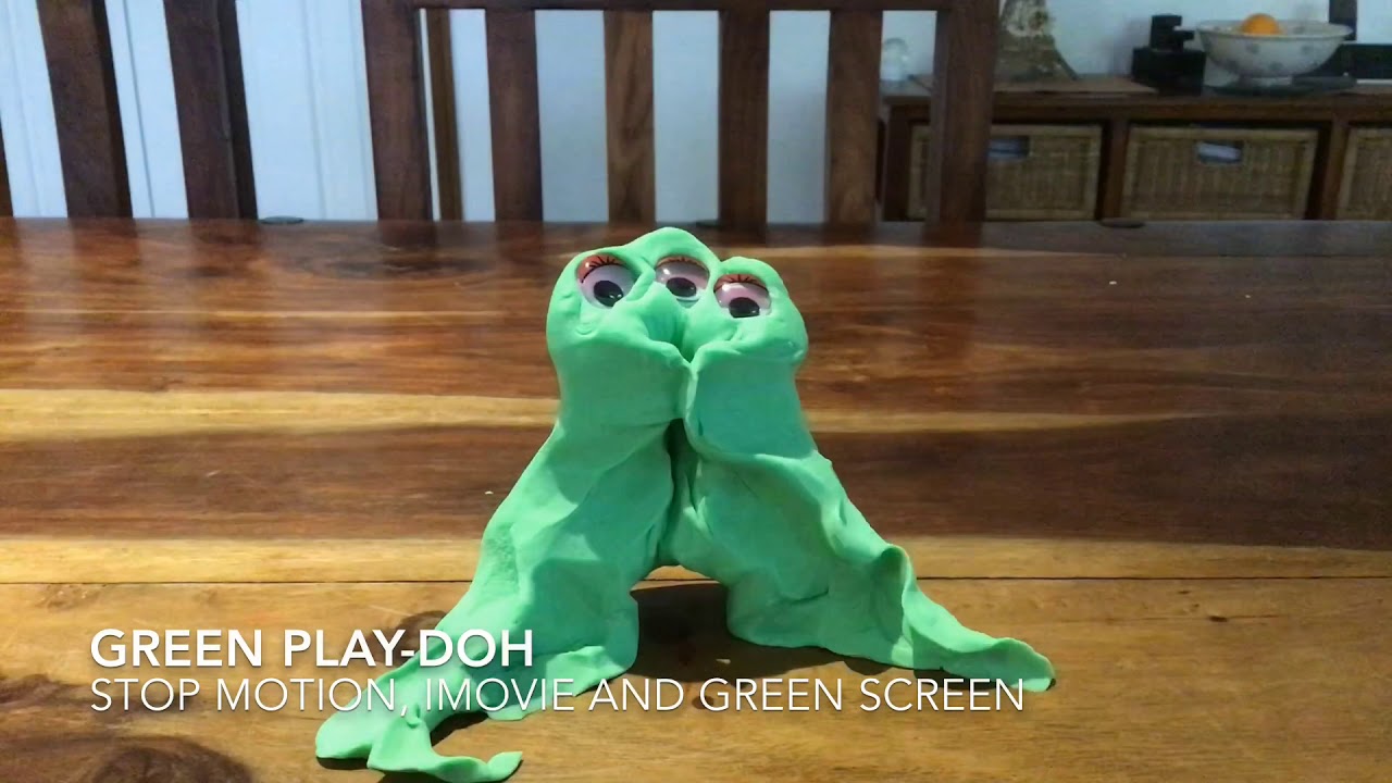 IMovie Green Screen Monster - YouTube
