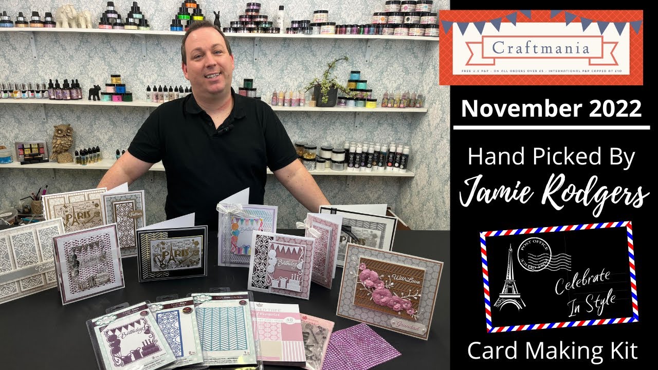 Jamie Rodgers - Card Making Kit Tutorial | November 2022 - YouTube
