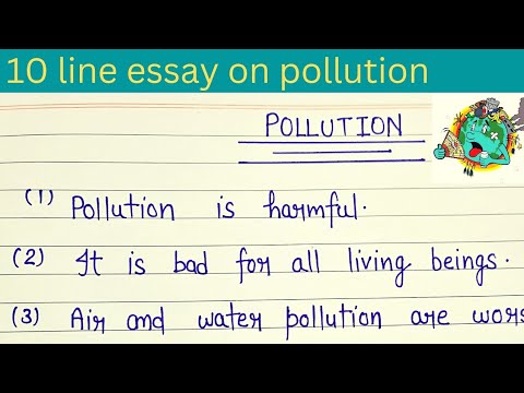 10 lines on Pollution in English // 10 lines Pollution essay in english ...
