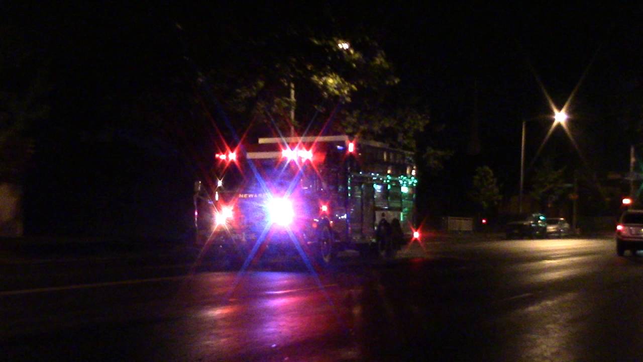Newark Fire Department Rescue 1 Responding - YouTube