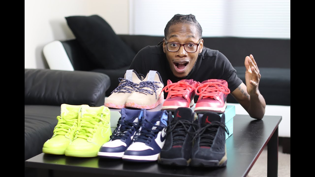 TOP 5 FAVORITE SNEAKERS IN MY COLLECTION CHALLENGE! & ON FEET! - YouTube