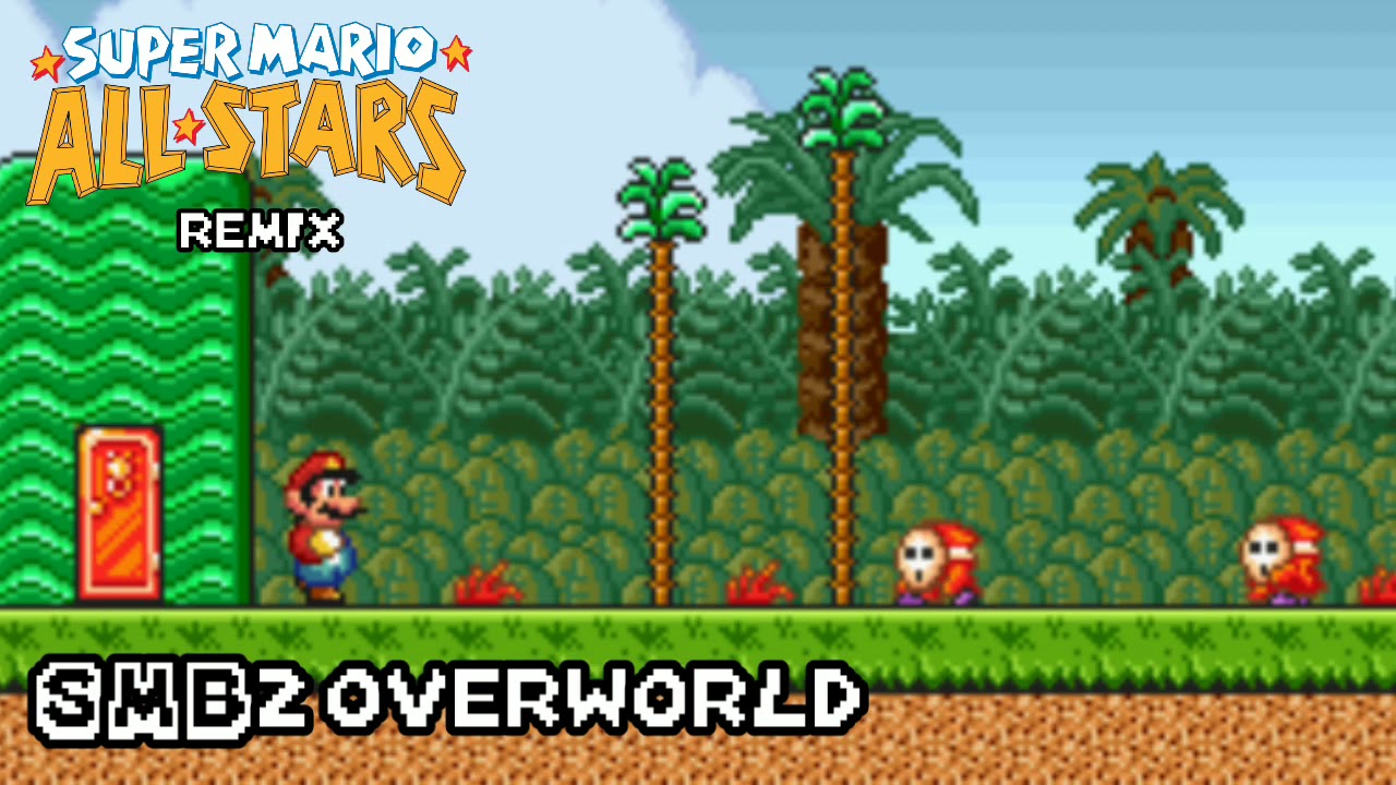(MKDS Remix) Super Mario All Stars - SMB2 Overworld - YouTube