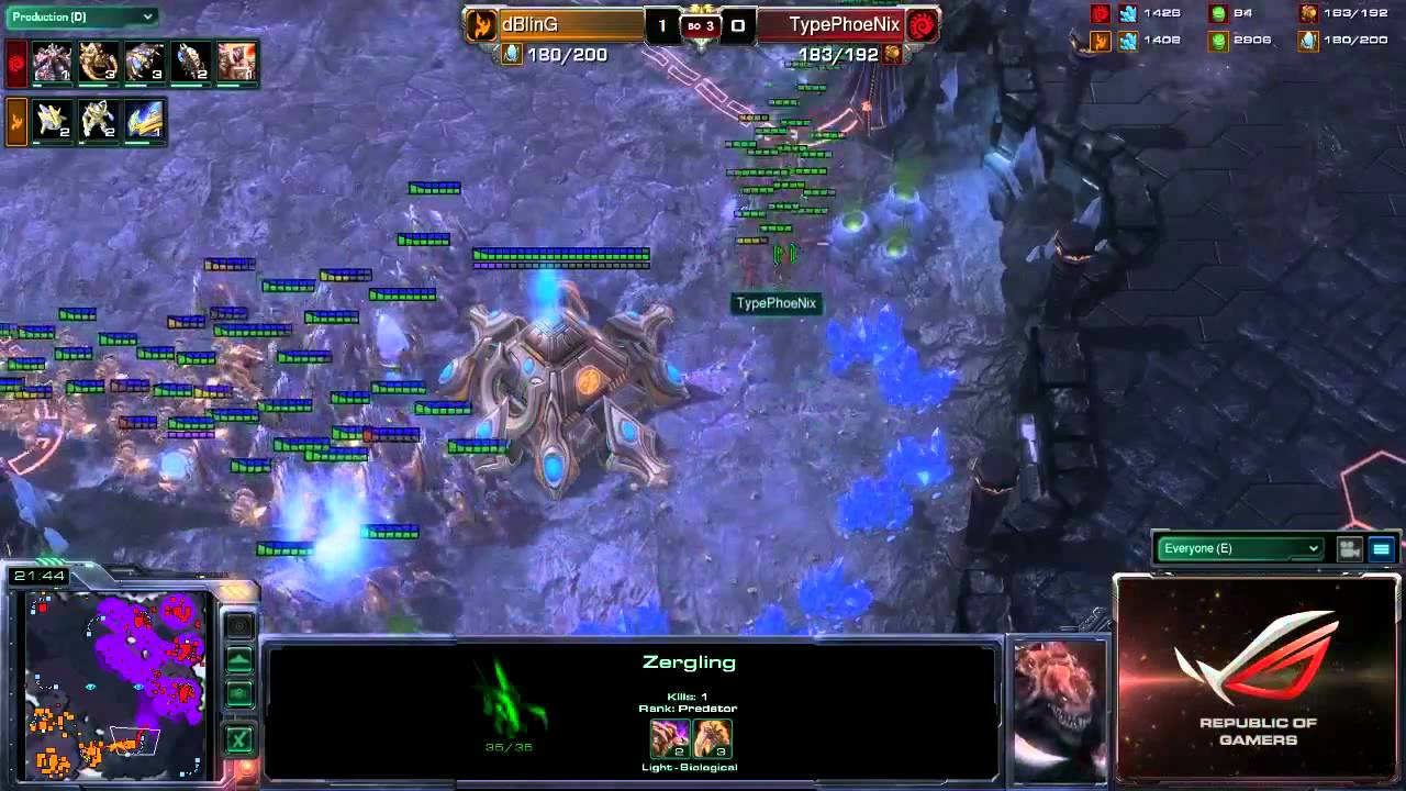 G55/2012 - ASUS ROG Winter 2012 - Bling vs. Phoenix (3/4) - YouTube