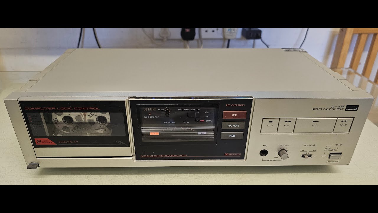 SANSUI D 35BF DEMO - YouTube