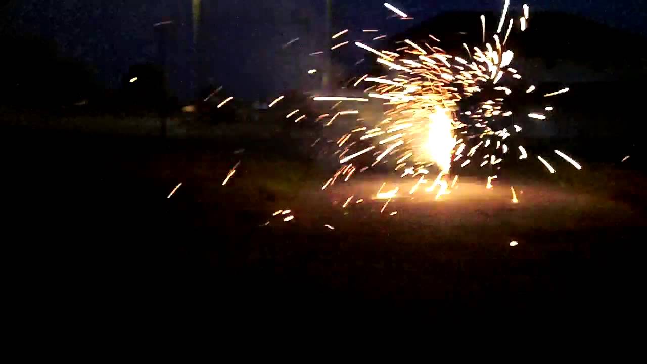 Baby crying at fireworks - YouTube