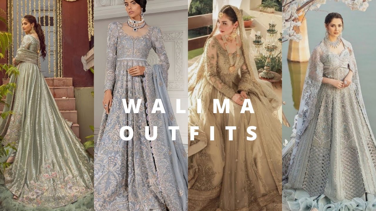Latest walima dresses / walima dresses combinations/ designer's walima ...