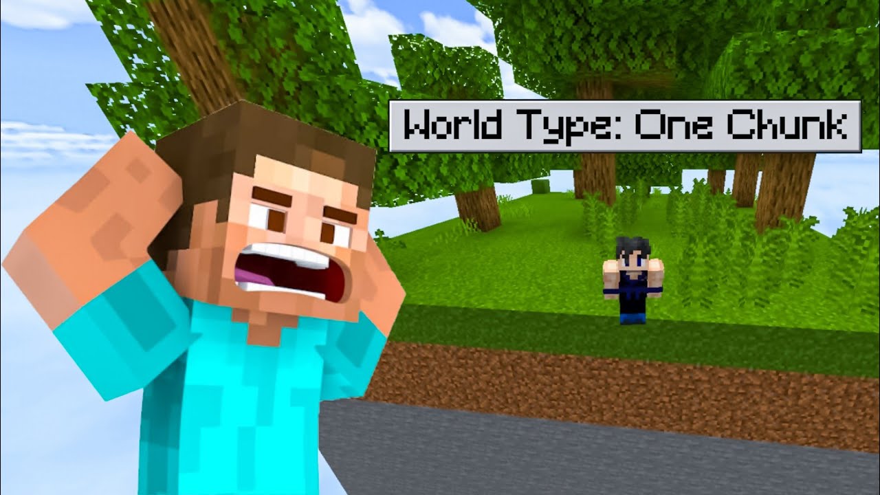 Minecraft... But You get Only ONE CHUNK.. - YouTube