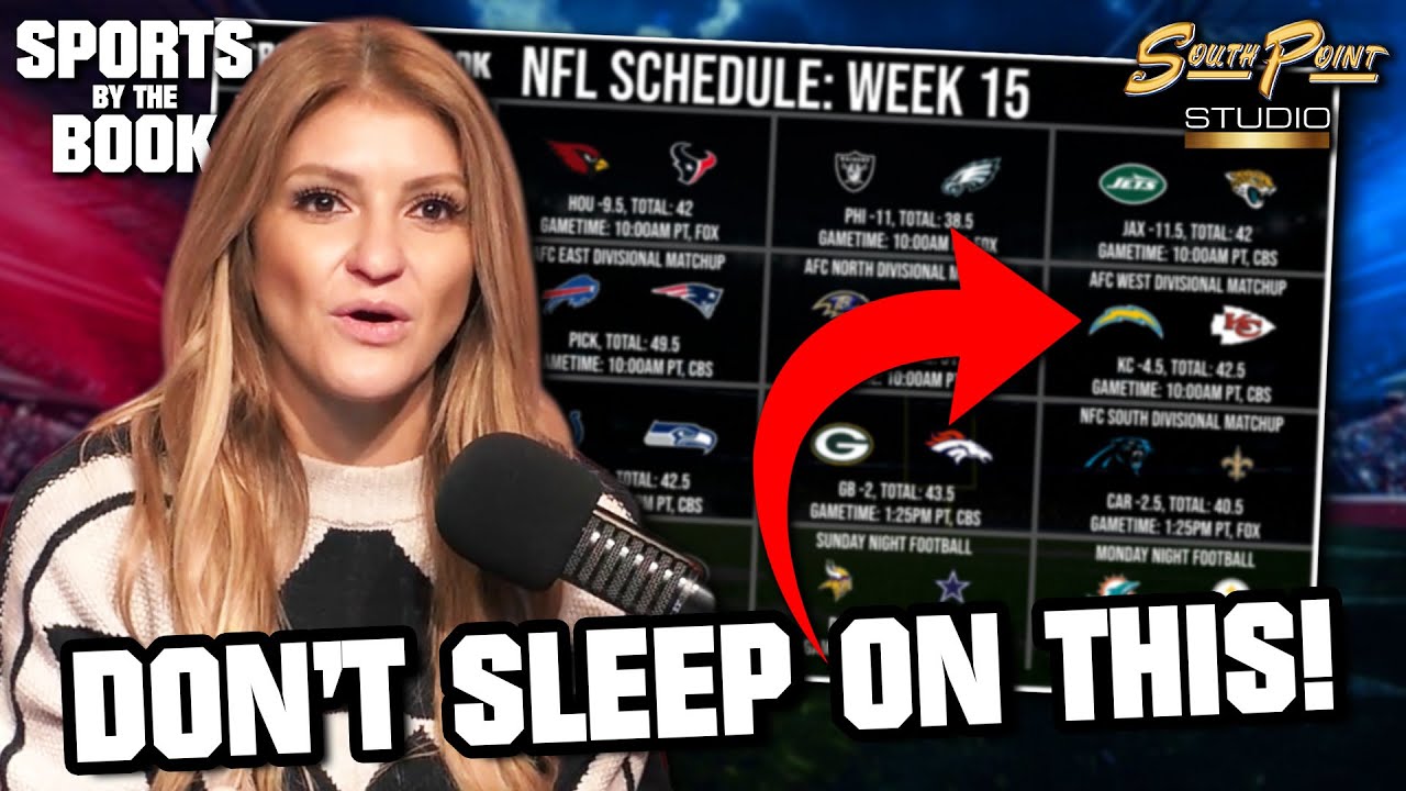 NFL Week 15 Lines - Jump On These Lines EARLY! - YouTube