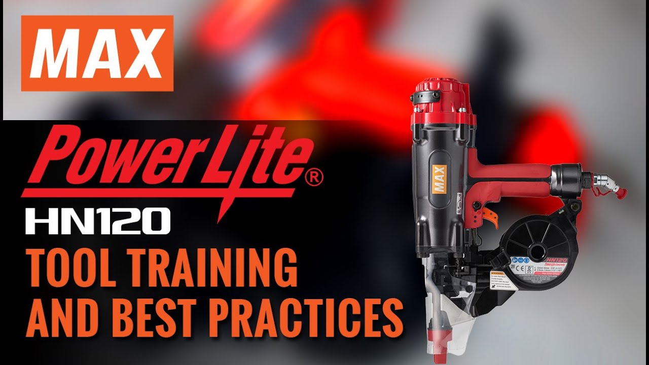MAX USA Corp. - How To Use The PowerLite® HN120 Concrete Pinner - YouTube