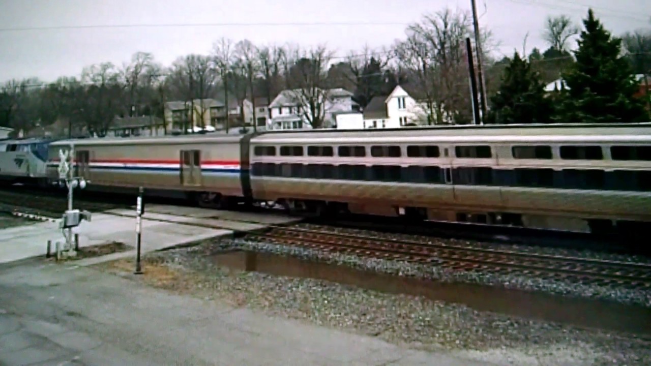 I just caught Amtrak 49 in Chesterton Indiana on the live train cam ...