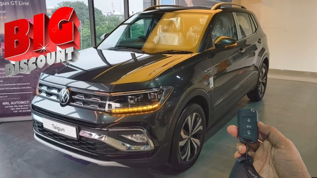 Volkswagen Taigun GT Plus Chrome DSG ES 🦁 Premium Safest family SUV ...