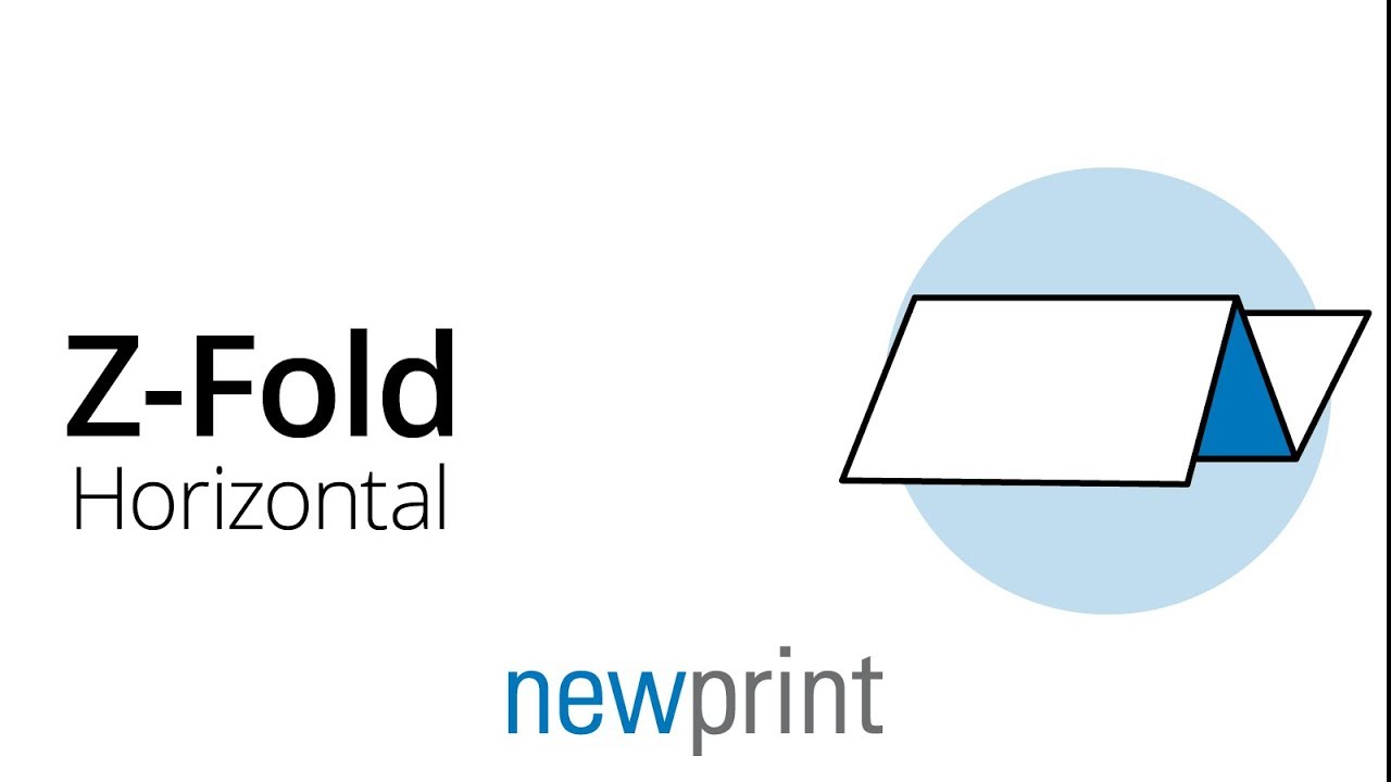 Z Fold Horizontal Brochure - YouTube