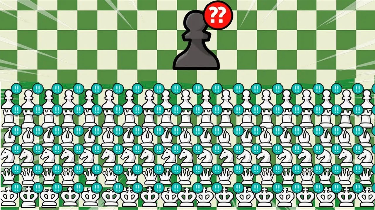 100 ALL CHESS PIECES VS 1 PAWN | Chess Memes #187 - YouTube