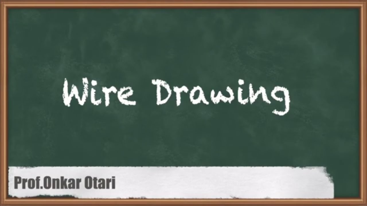 Explained : Wire Drawing Process | Metal Forming | GATE Production ...