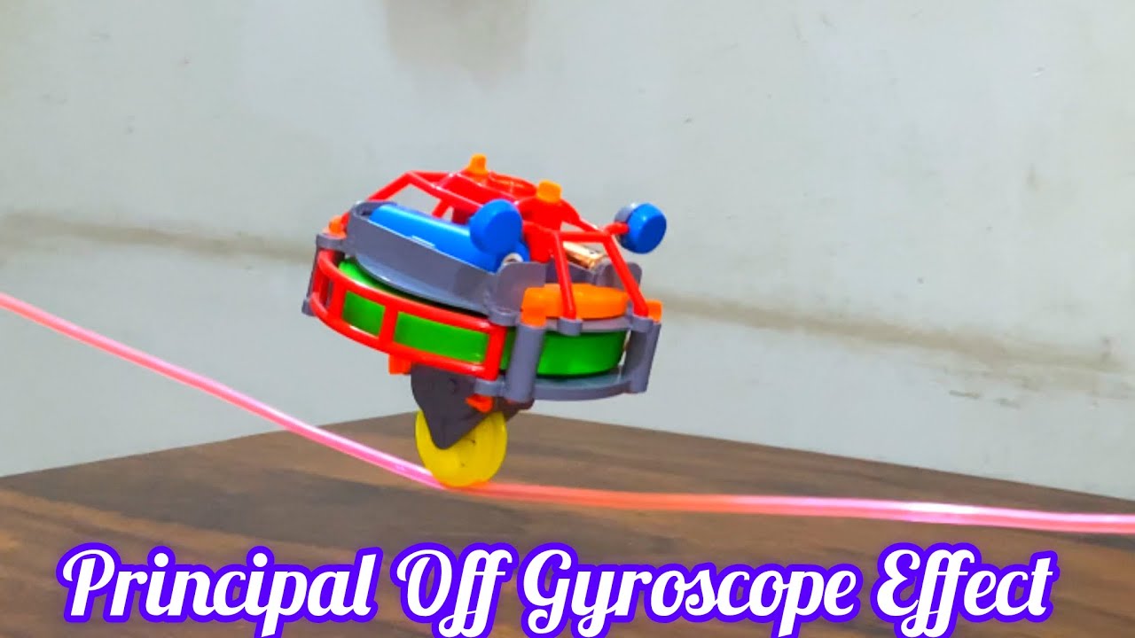 Science Toy Gyroscope With Dc Motor - YouTube