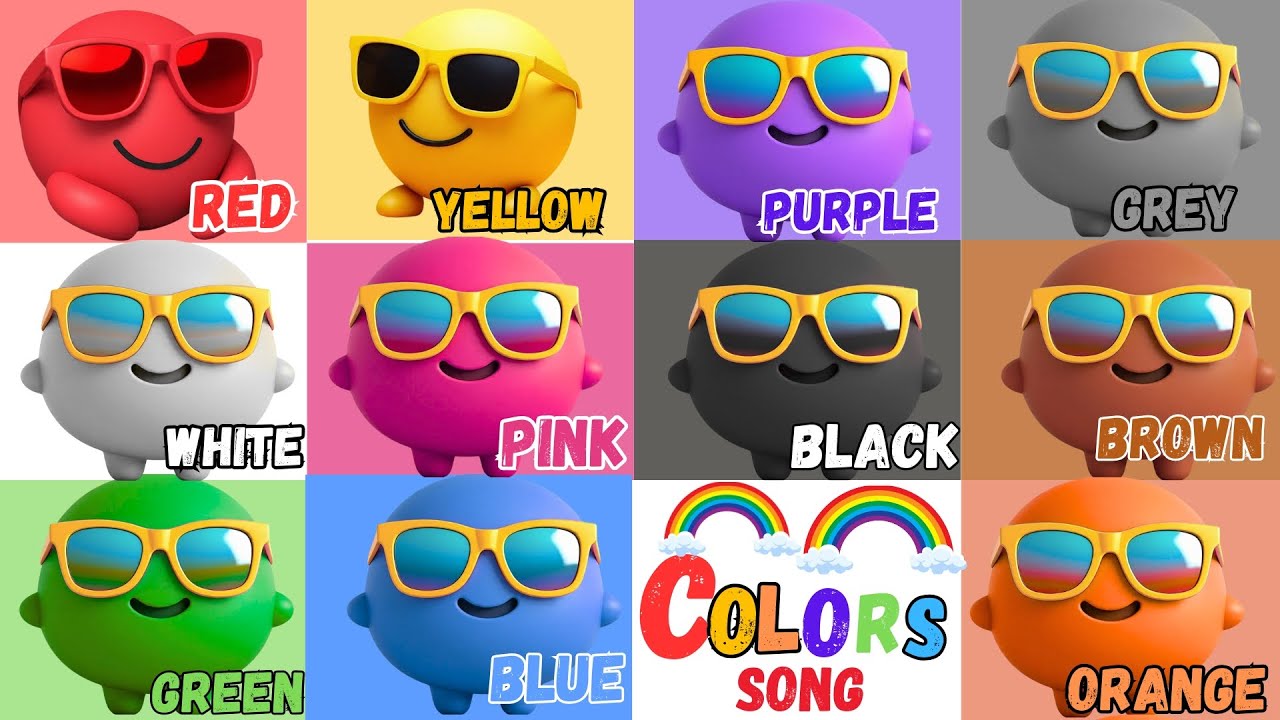Secondary Colors Song | Best Way To Learn the Colours | Nursery Rhymes ...