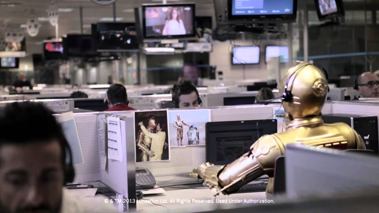 Sky Cinema Star Wars - Call Center Sky - YouTube