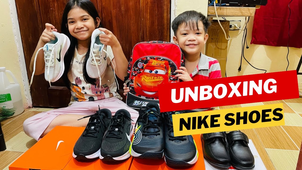 UNBOXING NIKE SHOES AND BAG - YouTube