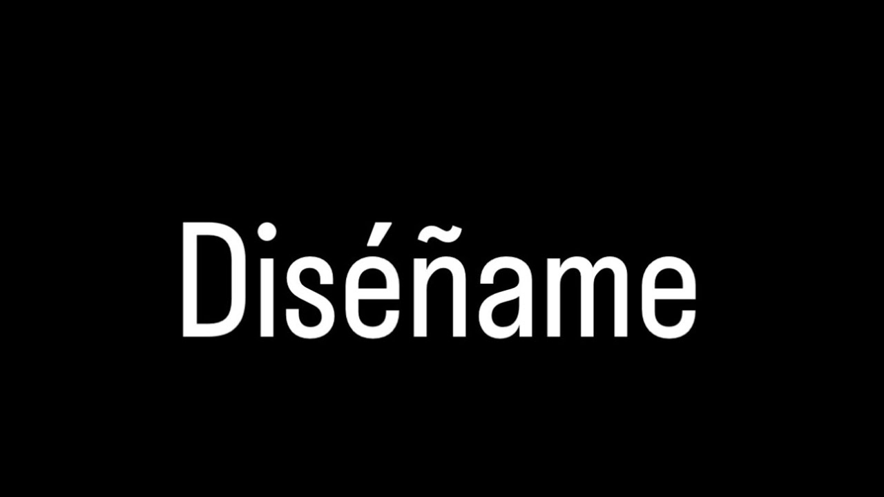 Cover- Diséñame Isaac Barrios S. - YouTube